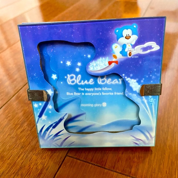 morning glory | Accents | Rare Vintage Morning Glory Blue Bear Photo ...